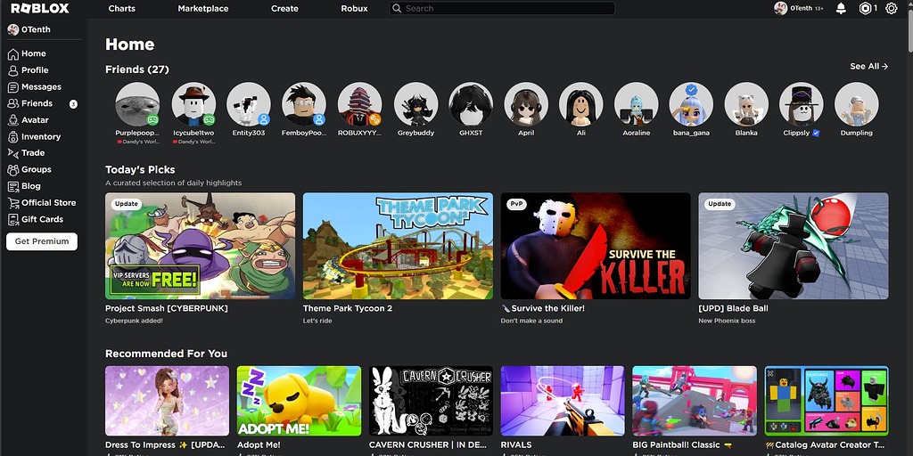 Roblox Web pages do not use the right font - Roblox Application and ...