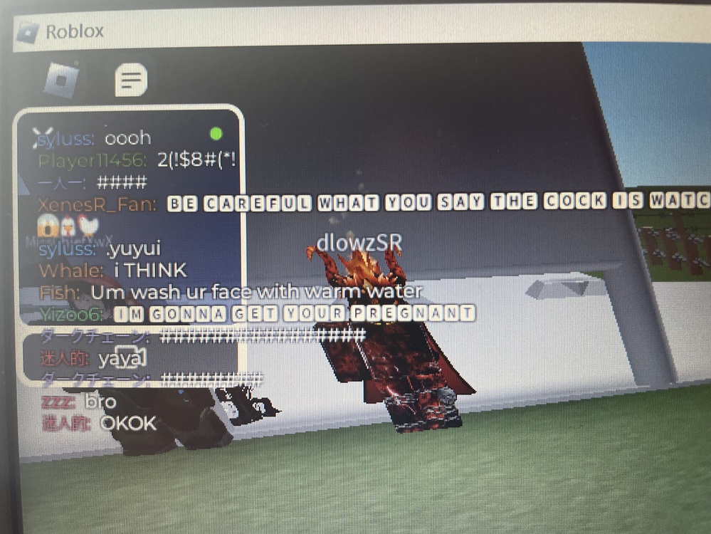 Disgusting chats - Bulletin Board - Developer Forum | Roblox