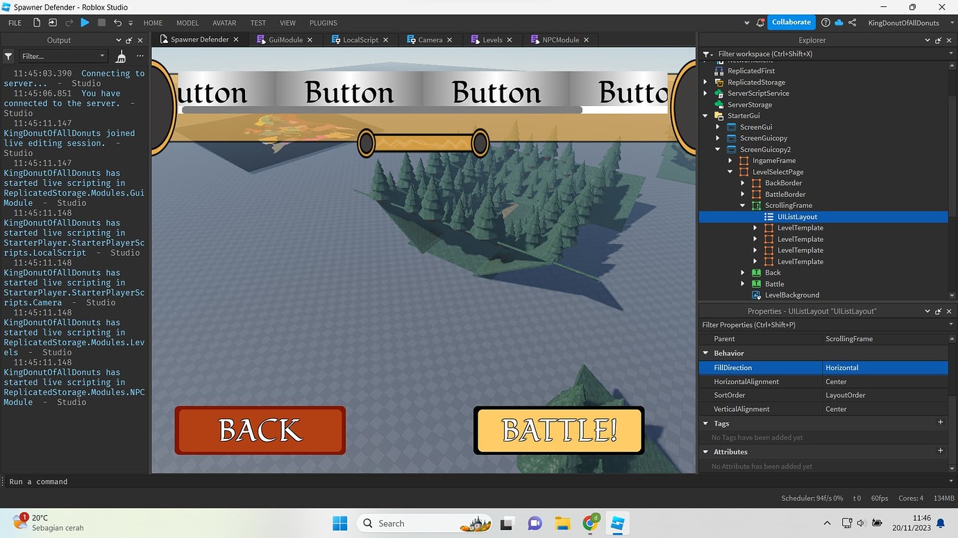 Trying to make my own scrolling frame but ui is clipping - Scripting Support - Developer Forum ...