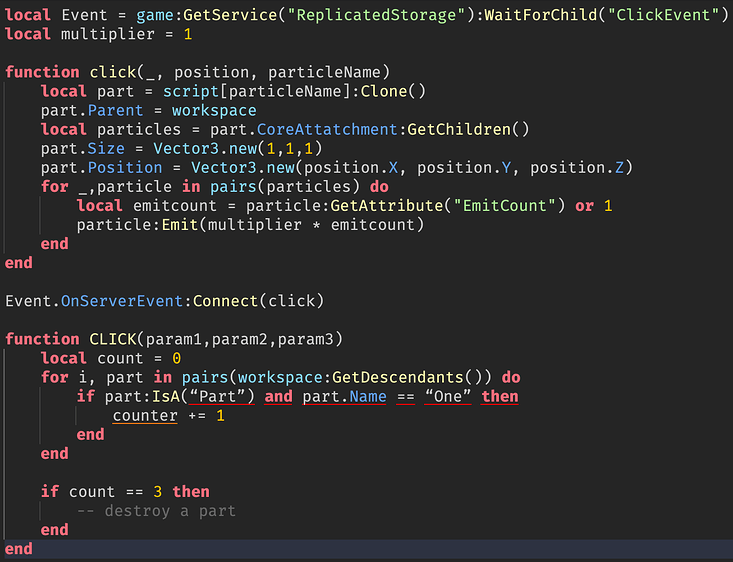 How to destroy part after click? - Scripting Support - Developer Forum | Roblox