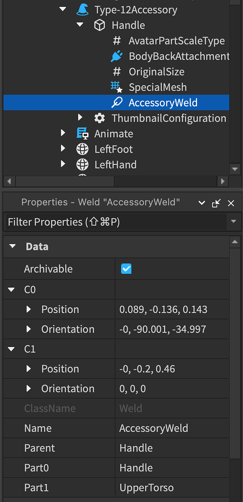 Help converting a weld's C0 Rotation into the equivalent C1 Rotation - Scripting Support ...