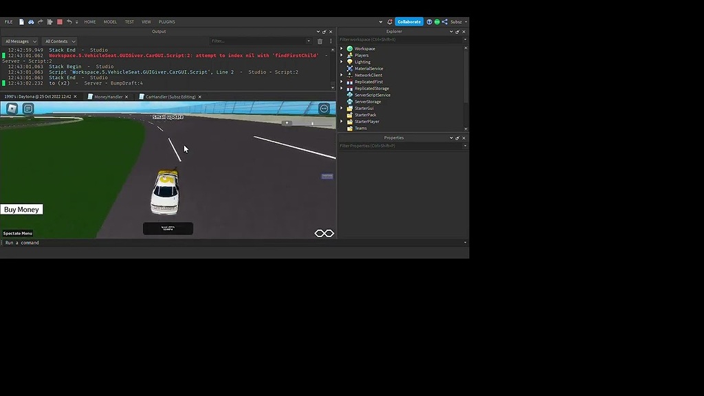 Checking backwards movement for car - Scripting Support - Developer Forum | Roblox