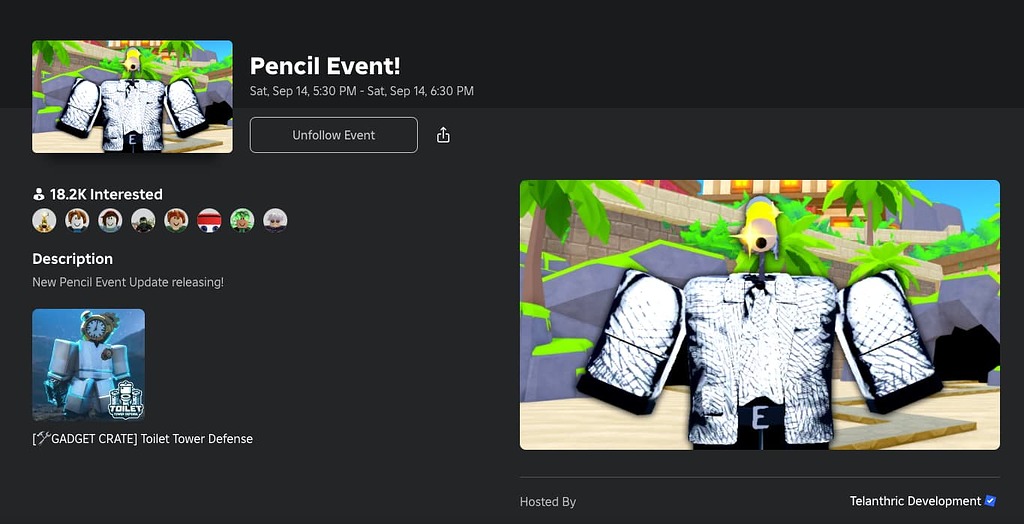 Experience Events Thumbnails are messed up - Roblox Application and ...