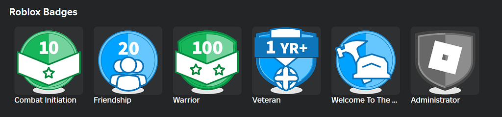The "see more" button that display more Roblox badges won't show on the ...