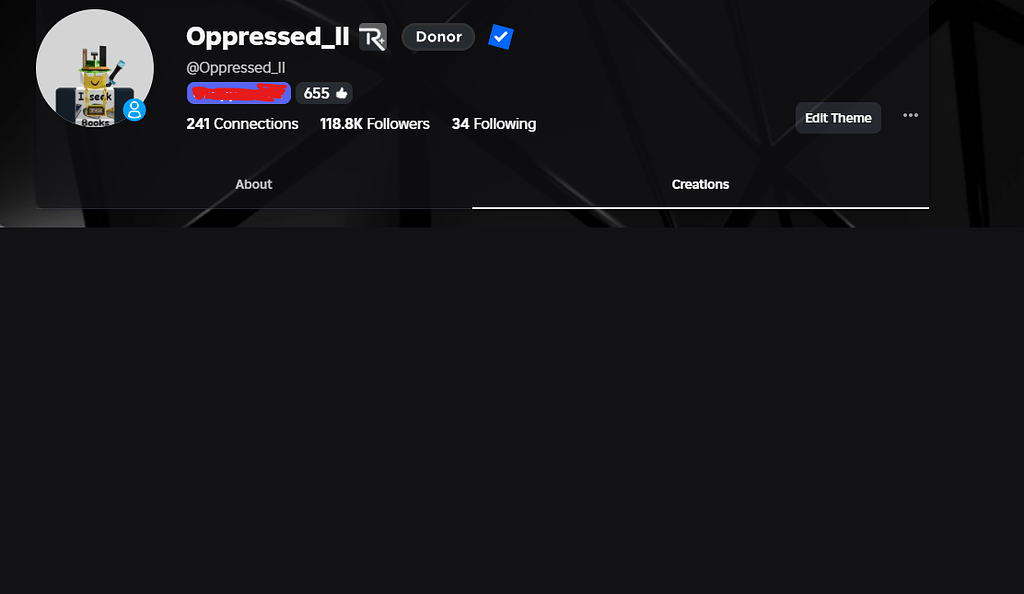 Creations Are Not Loading On profiles - Roblox Application and Website ...