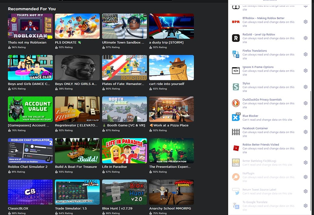 [Updated] Roblox Better Friends Visited (Adds player count to home page ...