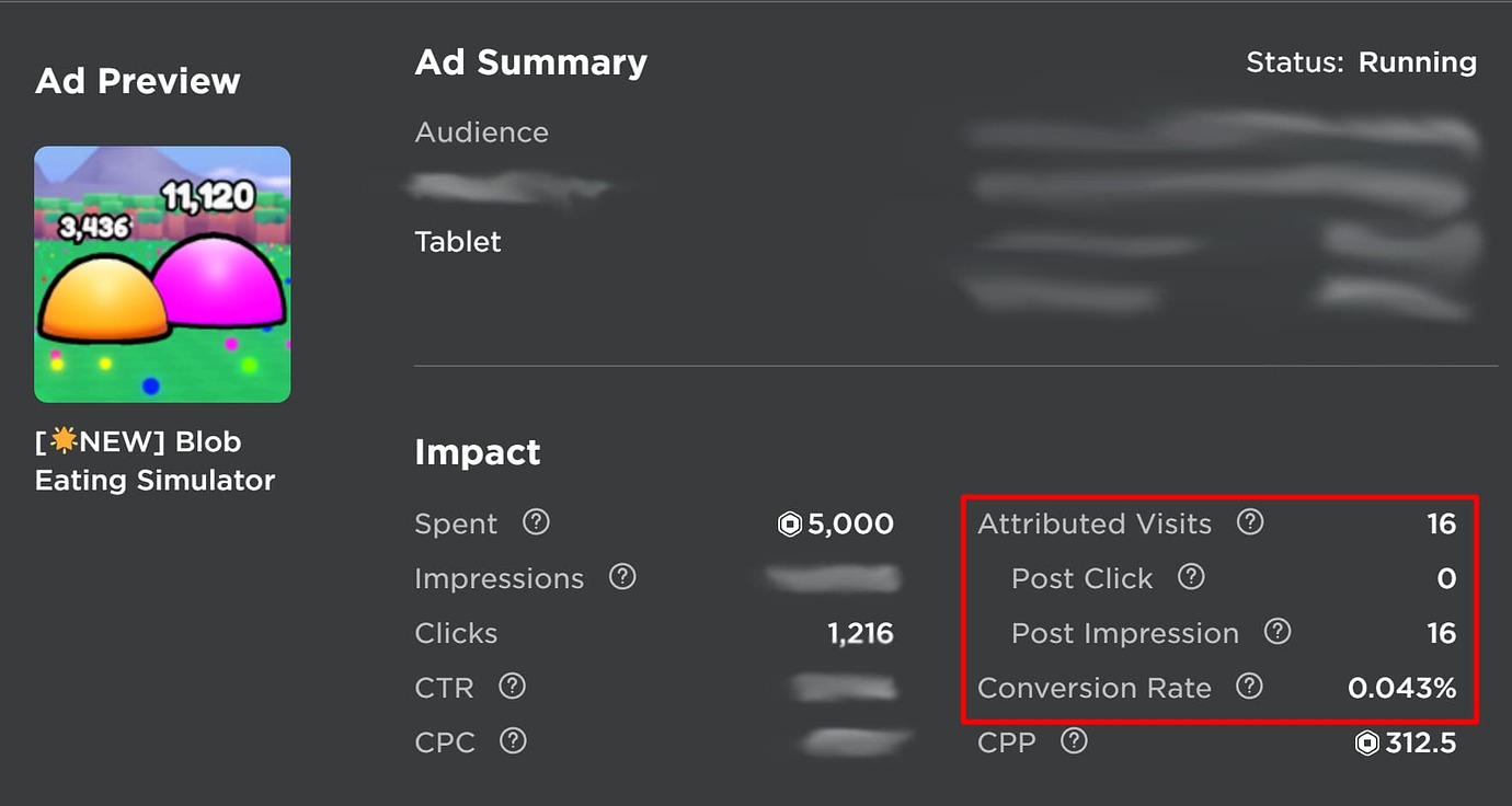 Roblox Mobile Sponsors Visits Tracking / Conversion Rates are Broken ...