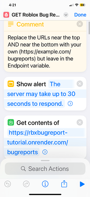 Creating a Bug Report "Notifier" With iOS Shortcuts! - Community Tutorials - Developer Forum ...