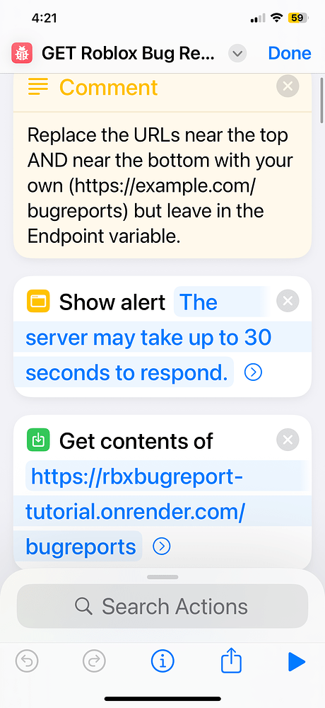 Creating a Bug Report "Notifier" With iOS Shortcuts! - Community ...