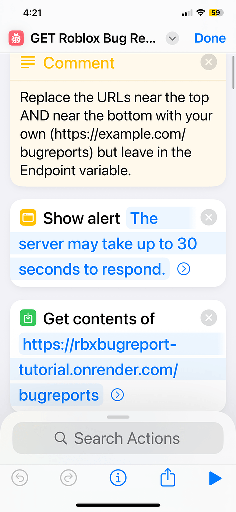 Creating a Bug Report "Notifier" With iOS Shortcuts! - Community ...
