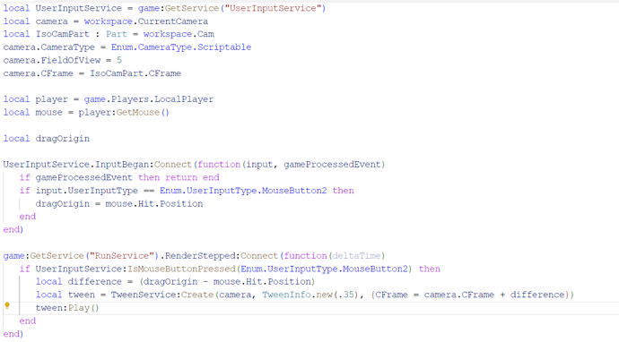 So I created this draggable iso camera but when I drag over the buildings it like makes the ...