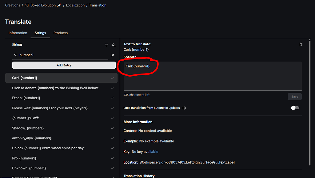 Localization / Translation sometimes translates composite formatting ...