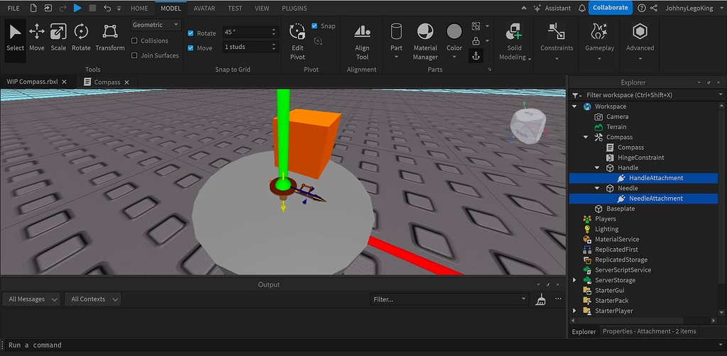 I need help getting a compass to work correctly - Scripting Support ...
