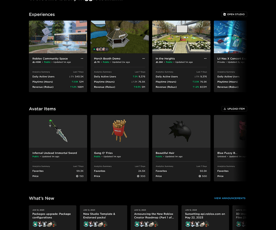 Creator Homepage: All your important updates in one place ...