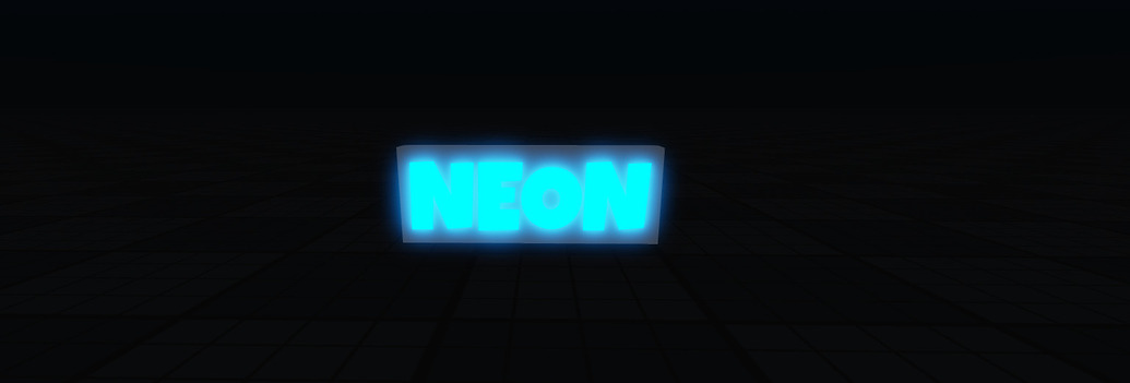 How To Create Neon Signs using an Image or Text Label - Roblox Staff ...