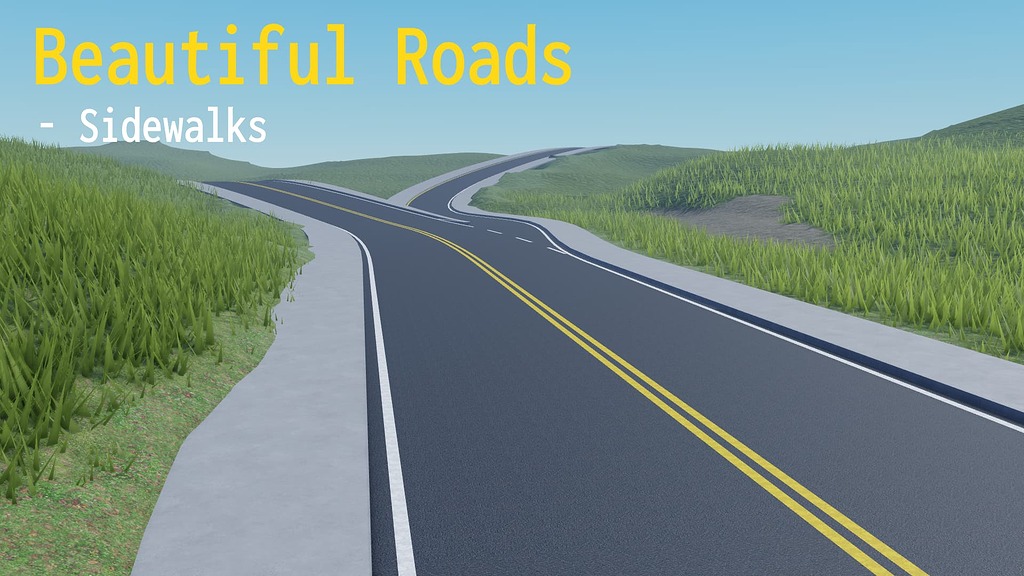 Beautiful Roads Sidewalks - Community Resources - Developer Forum | Roblox
