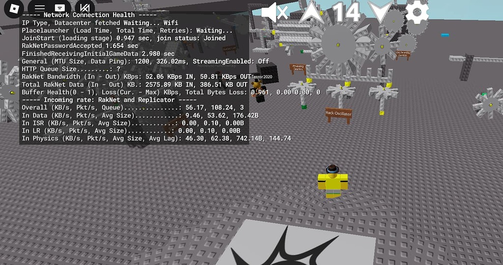 Network conection health still on " waiting " after game has fully ...