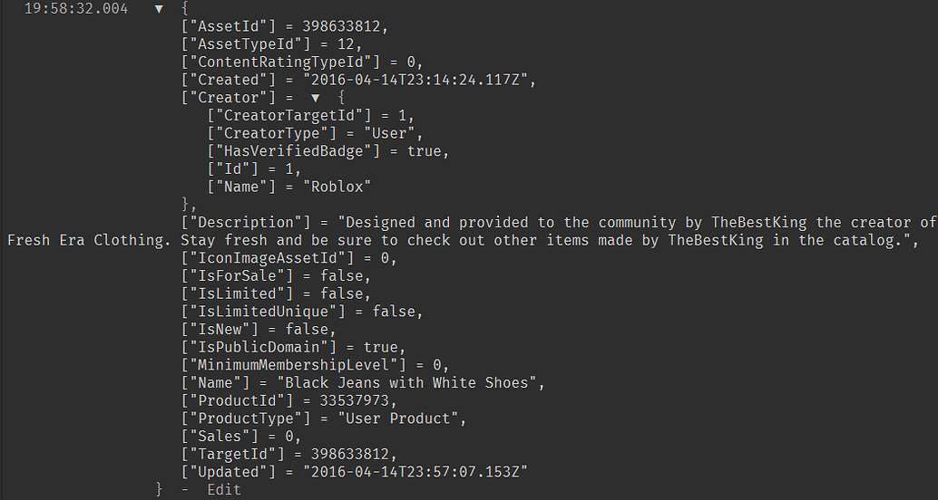 Failed to get asset cost for ID? - Scripting Support - Developer Forum | Roblox