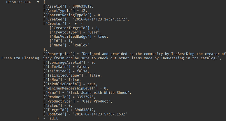 Failed to get asset cost for ID? - Scripting Support - Developer Forum | Roblox