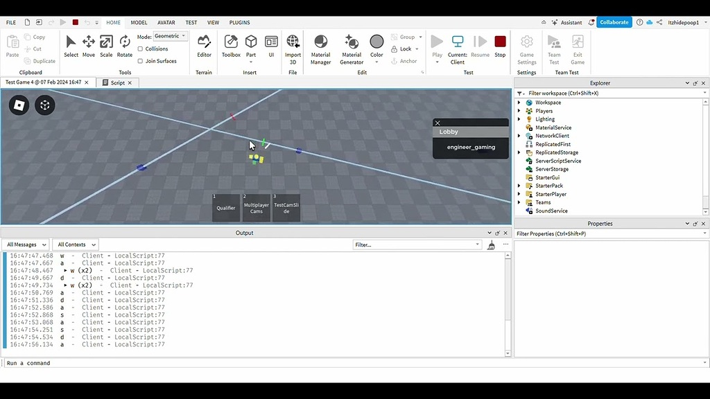 How can I have a camera follow a player along a line/curve between two cameras - Scripting ...