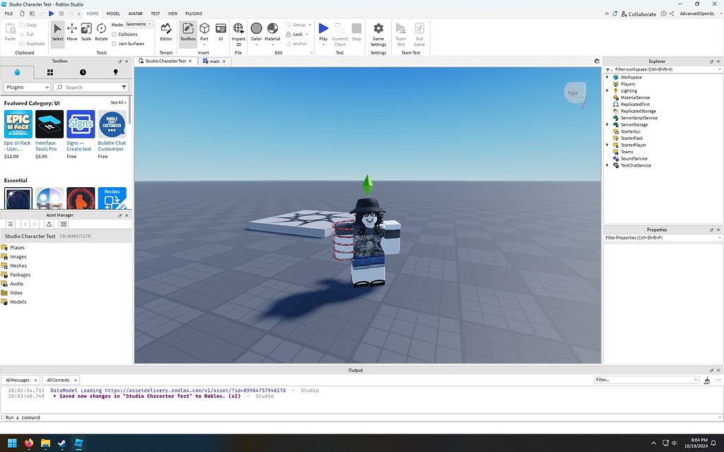In-Editor Character - Walk around with your character in-game ...
