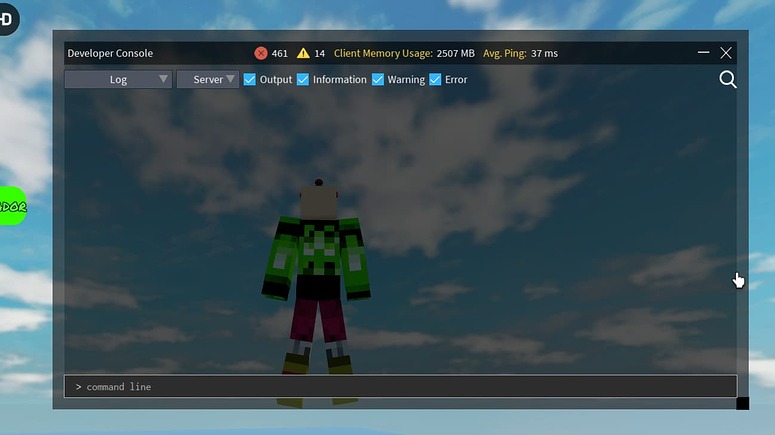 Server output not showing in studio. (and it's getting annoying ... Server output not showing in studio. (and it's getting annoying ...