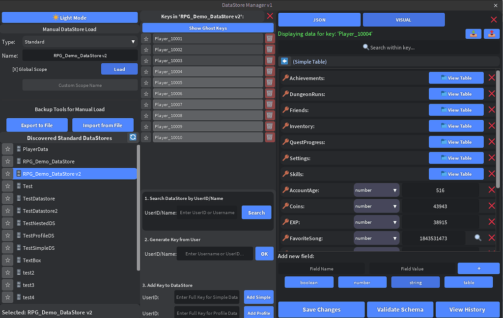 [Free] [Plugin] DataStore Elite Manager - Community Resources - Developer Forum | Roblox