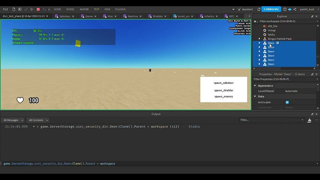 Accessories when directly placed in the character causes some part to enlarge itself - Engine ...