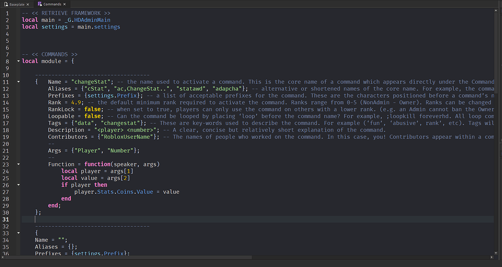 How to add commands to specific rank in HD Admin? - Game Design Support ...