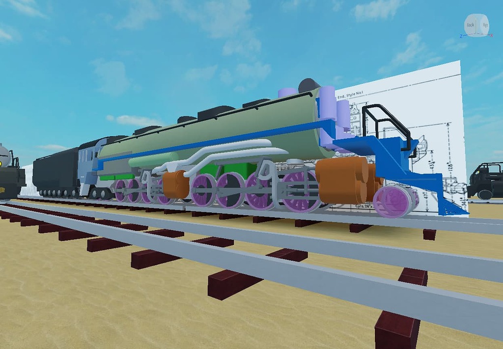 Building Showcase 01: Yellowstone Steam Locomotive - Bulletin Board ...