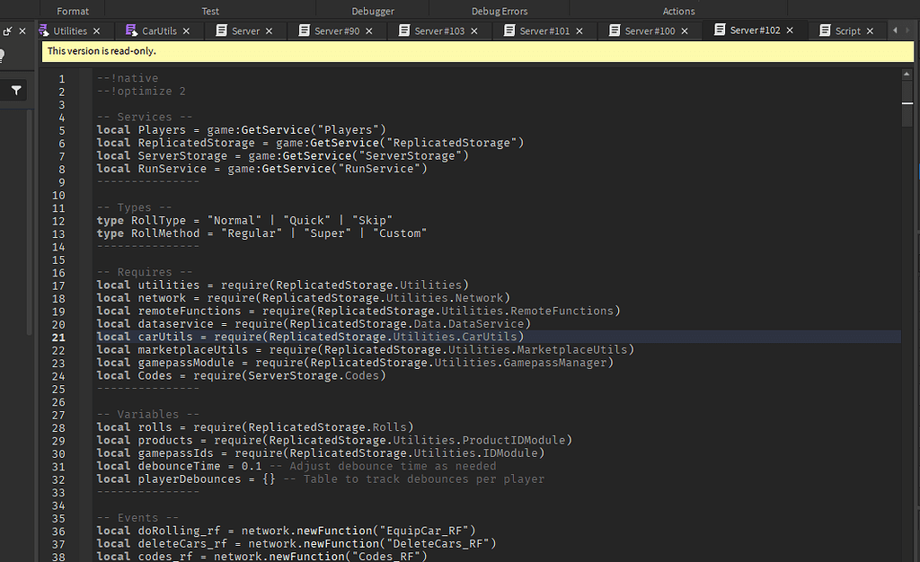 Script Version History Display Issue - Studio Bugs - Developer Forum | Roblox