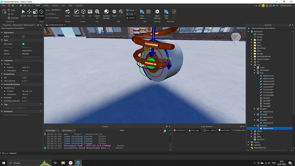 Wheels rotating in different directions - Scripting Support - Developer Forum | Roblox