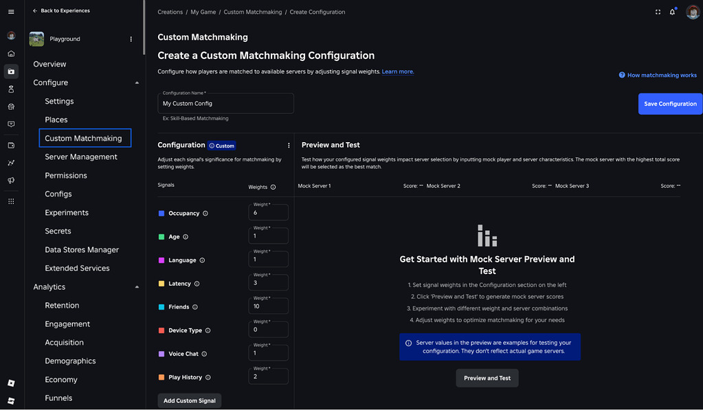 Custom Matchmaking is now available to all experiences on Roblox ...
