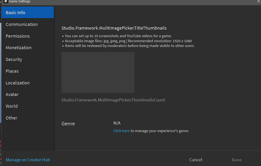 UI elements not showing for specific areas of Studio - Engine Bugs - Developer Forum | Roblox