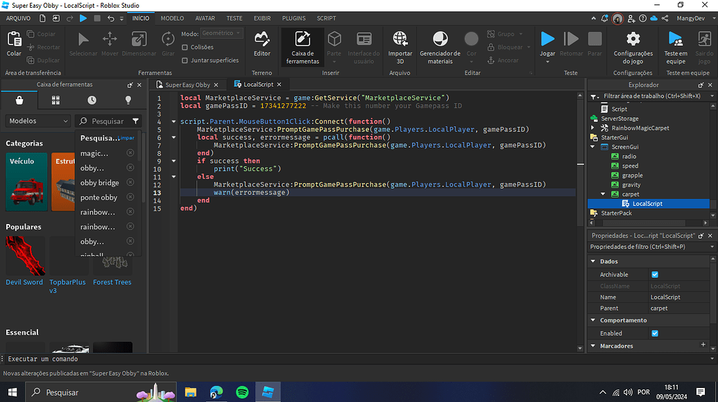 Your purchase failed because something went wrong error - Scripting ...