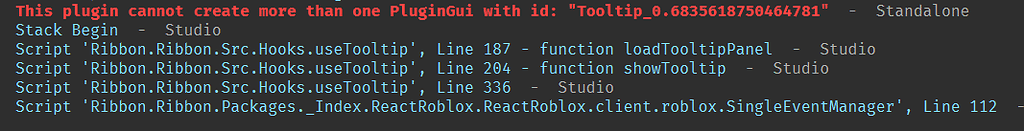 "This plugin cannot create more than one PluginGUI" error - Scripting Support - Developer Forum ...