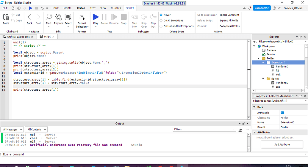 Finding Object in A Table with string | Scripting Support - Unsolved ...