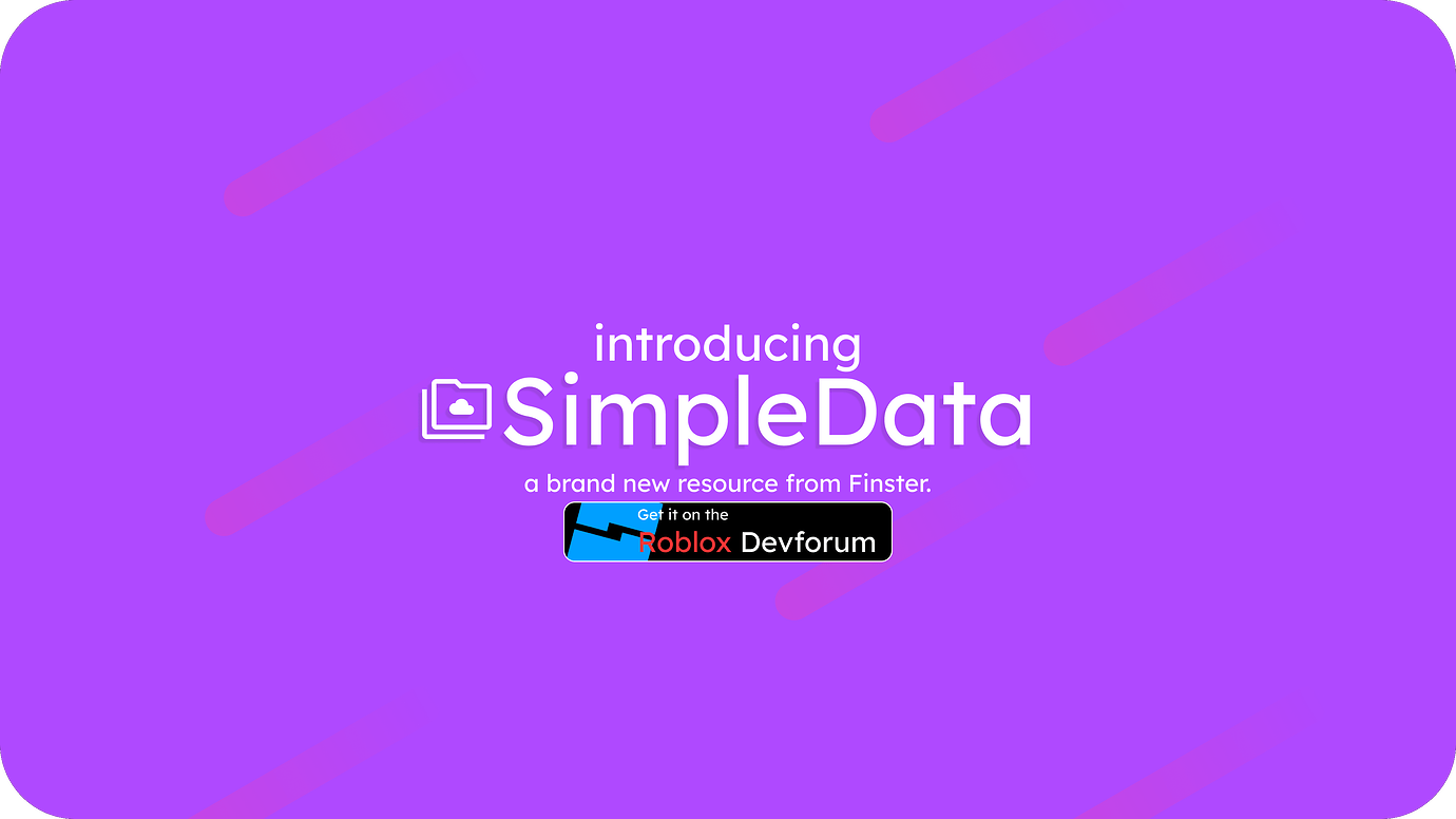 Simpledata A Compact Datastore Portal Community Resources Developer Forum Roblox