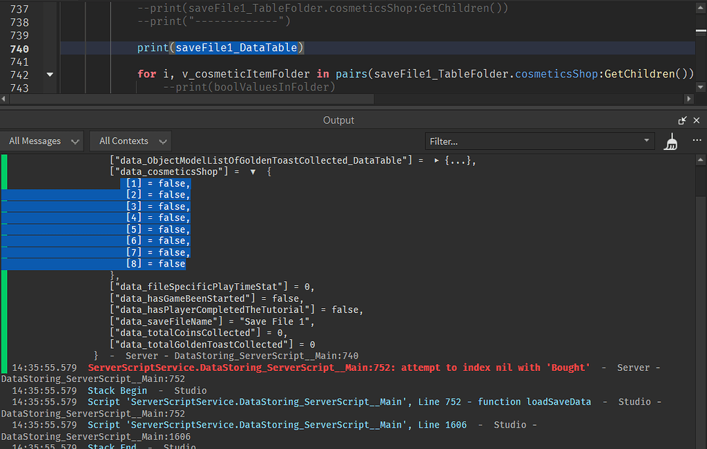Datastore Issue Incorrect Data Being Loaded And Saved Scripting Support Developer Forum Roblox