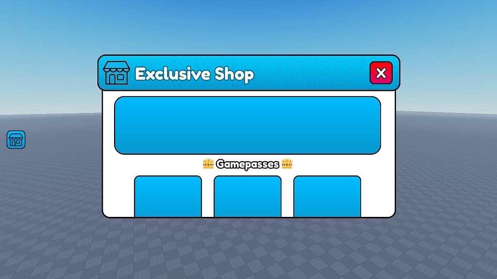 Free shop GUI for Roblox games - Art Design Support - Developer Forum ...