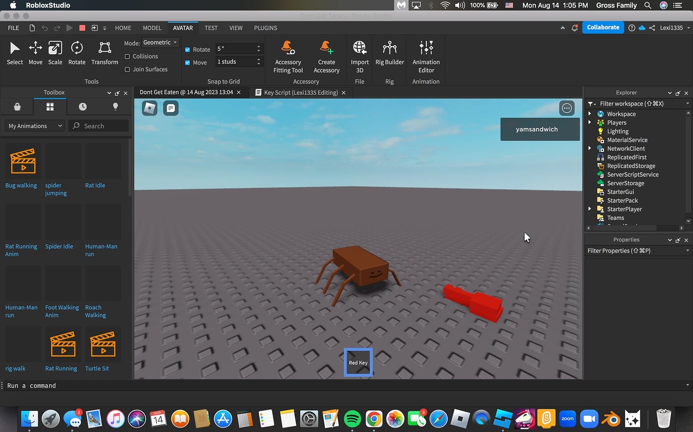 My custom character can't hold tools - Scripting Support - Developer ...