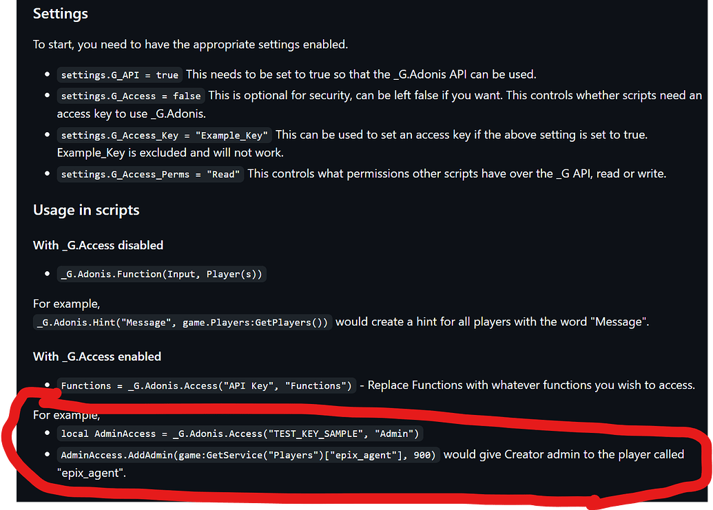 Giving someone Admin Permission Via a script - Scripting Support - Developer Forum | Roblox
