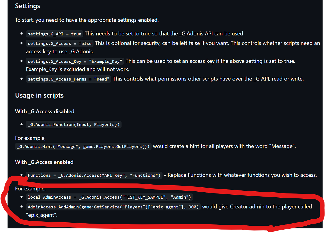 Giving someone Admin Permission Via a script - Scripting Support - Developer Forum | Roblox