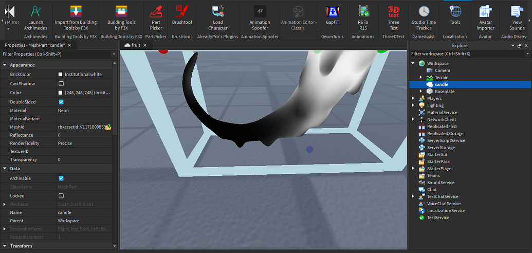 How put color on mesh without color it - Building Support - Developer Forum | Roblox
