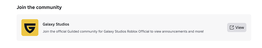 Roblox groups still linking to Guilded servers - Roblox Application and ...