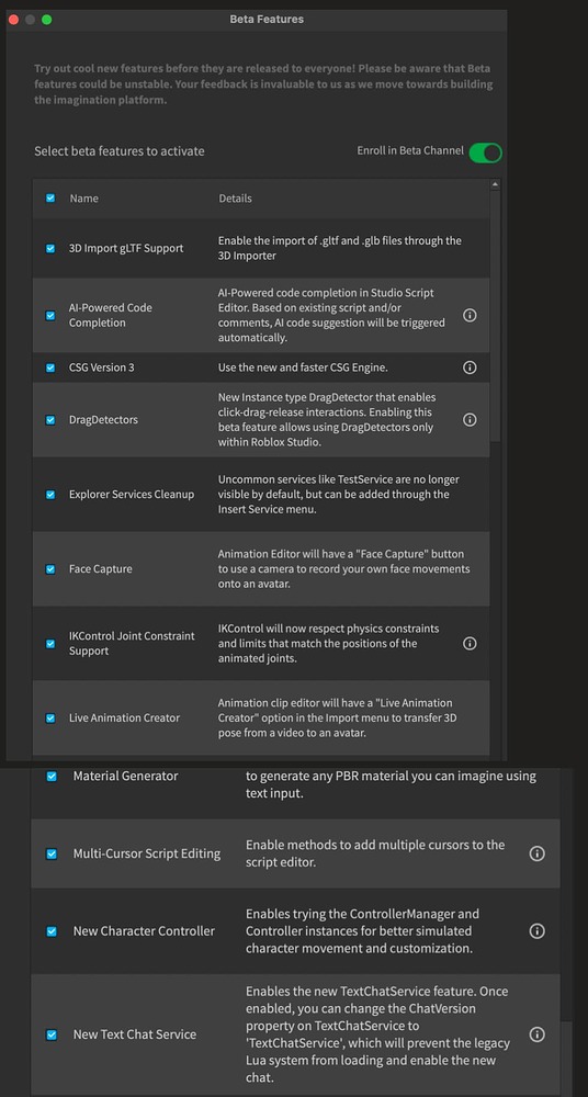 New wind features missing - Platform Usage Support - Developer Forum | Roblox