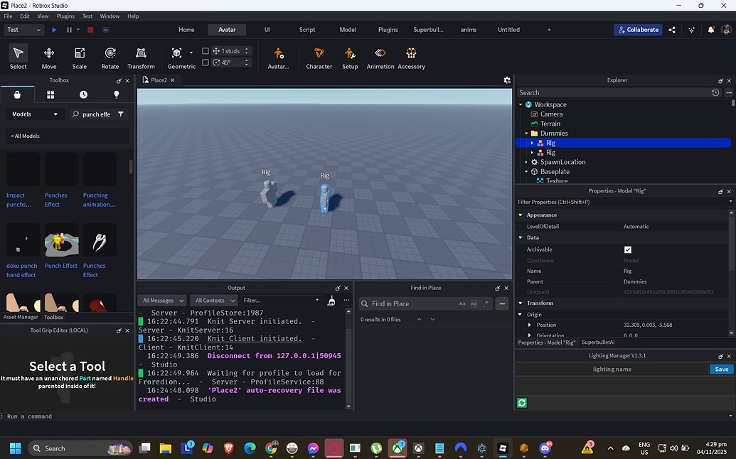 Unable to press "S" to move back in Roblox Studio while having selected ...