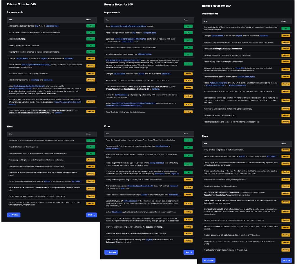 Update Rollout History Documentation Features Developer Forum