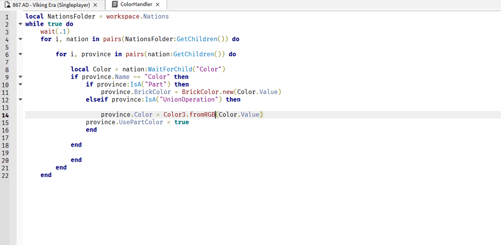 Union not coloring with Color3 - Scripting Support - Developer Forum ...