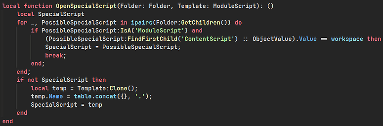 Typechecking bug or misunderstanding: Expected type table, got nil ...